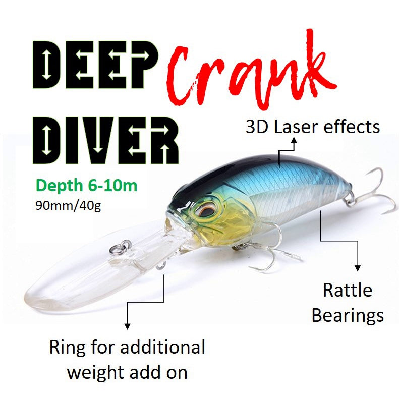Superse Deep diver DD991 – WBQ Tackle supplies